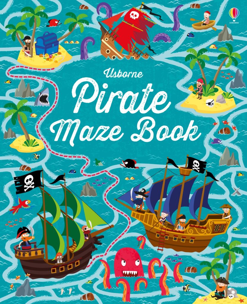 Pirate Maze Book - Smart Reads